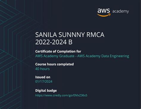 Aws Dataengineering Continuouslearning Sanila S