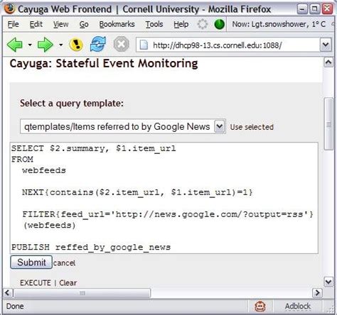 Web Frontend Initialized With Query 2 Download Scientific Diagram