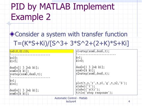 Ppt Pid Control Using Matlab Simulation Powerpoint Presentation Free