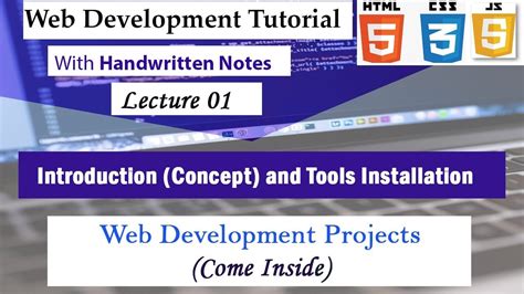 web development tutorial 1 web development concepts with installation