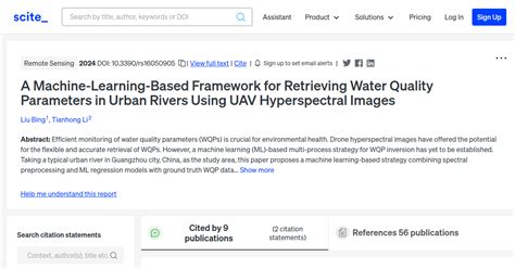 A Machine Learning Based Framework For Retrieving Water Quality Parameters In Urban Rivers Using