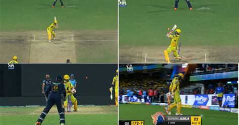 GT Vs CSK Watch Mohammed Shami Rattles Ravindra Jadeja S Stumps With Slower One To Deny CSK