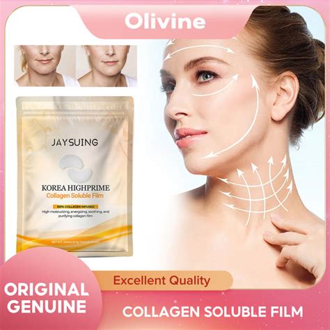 Jaysuing Collagen Soluble Film Eye Zone Mask Vitamin Patches Hyaluronic