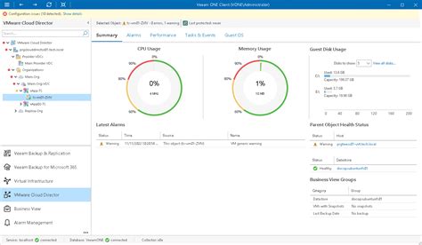 Virtual Machine Summary Veeam One Monitoring Guide