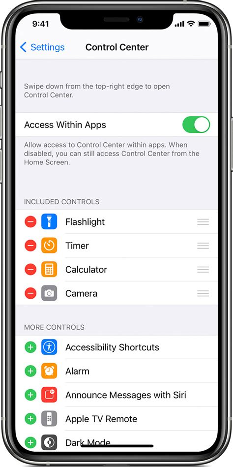 Access And Customize Control Center On Your Iphone And Ipod Touch