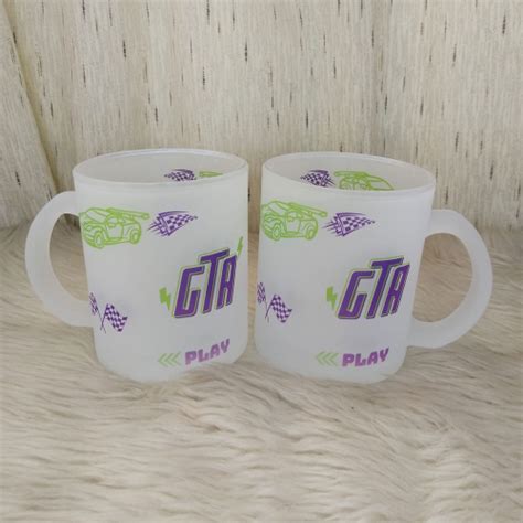 Custom 11oz Frosted Glass Mug Personalized Design Philippines