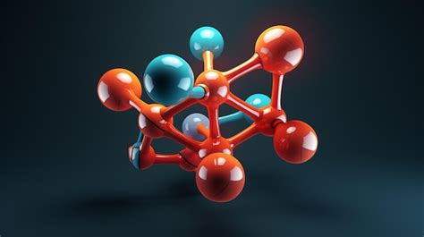 Premium Photo Molecular Structure
