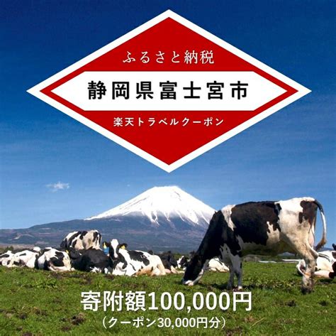 【楽天市場】【ふるさと納税】静岡県富士宮市の対象施設で使える楽天トラベルクーポン 寄附額100000円：静岡県富士宮市