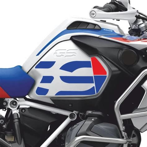 2 ADHÉSIFS CÔTÉ Réservoir de Moto BMW R 1200 1250 GS Adventure LC Bleu