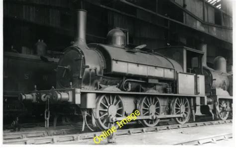 Railway Darkroom Photo Sr Lswr Beattie 0330 0 6 0t No 150 Eastleigh