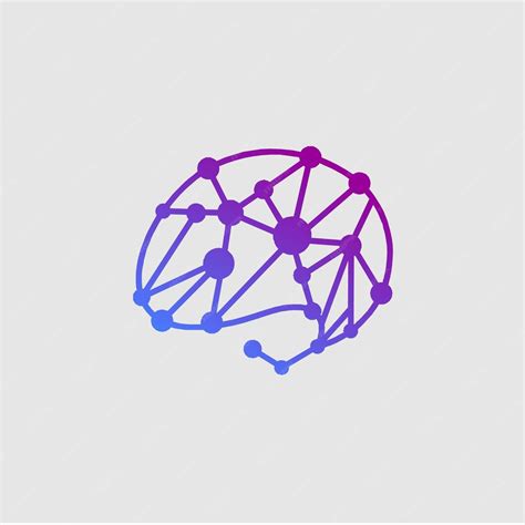 Premium Vector | Brain connection logo design digital brain logo template