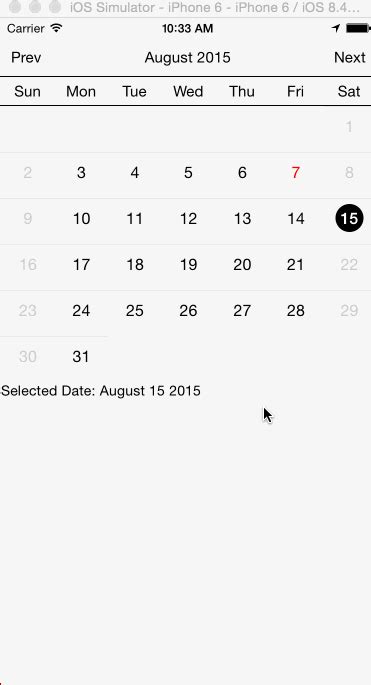 React Native Calendar Npm