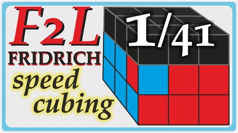 Fridrich Method F2l 141 Speedcubing Algorithm Rubiks Cube Youtube