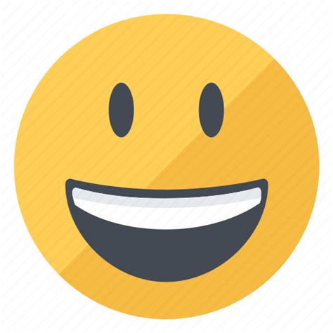 Emoji Emoticon Expression Happy Smile Smiley Yellow Icon
