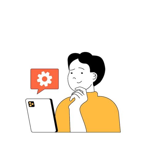 웹용 플랫 디자인의 만화 사람들과의 마케팅 및 개발 개념 남자는 앱에서 광고 및 소셜 미디어 프로모션을 만듭니다 소셜 미디어 배너 마케팅 자료에 대한 벡터 일러스트레이션