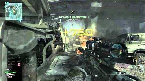 Cod Mw3 Triple Snipe As50 Youtube