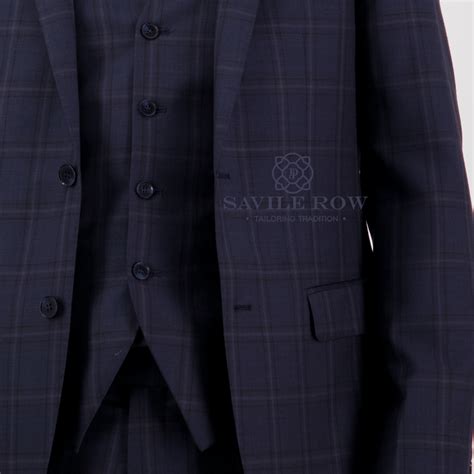 Mens Suits Savile Row Tailored Fit Mens Abram Suit Fw10 Midnight