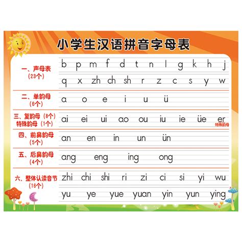 拼音表26个 拼音表字帖 大山谷图库