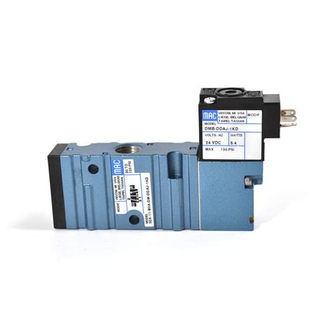 Distributeur pneumatique à tiroir series MAC Valves actionné par solénoïde à commande