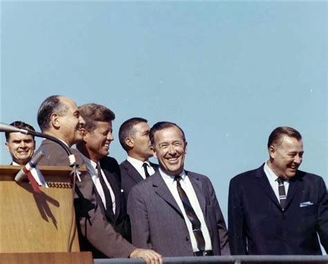 President Kennedy Participates In Ground Breaking Ceremonies For