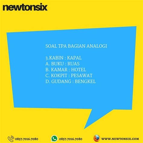 Contoh Tes Analogi Materi Soal