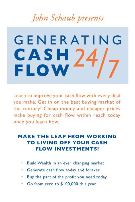 john schaub generating cash flow 24 7 john schaub