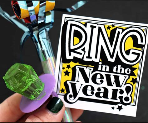 Ring In The New Year Printable A Girl And A Glue Gun