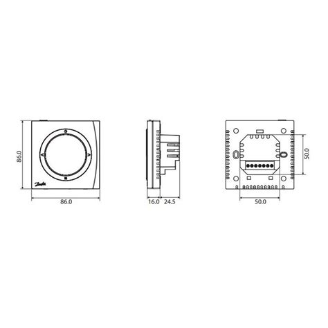 Programuojamas Termostatas Danfoss Wt P 230v Tausana Lt