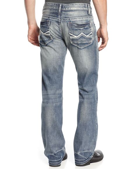 Lyst Inc International Concepts Lennix Copenhagen Modern Boot Cut Jeans In Blue For Men