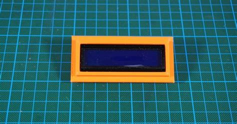16x2 Lcd Case Mounting Frame By Werner Rh Download Free Stl Model