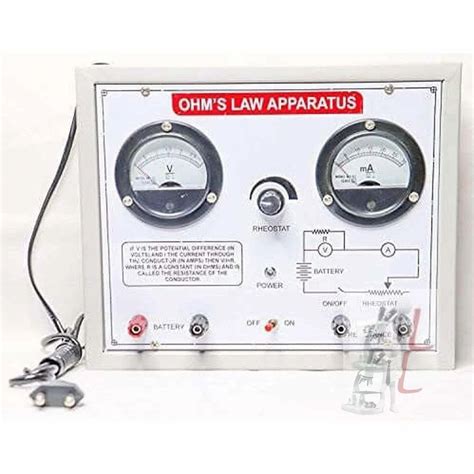 A One Science Ohms Law Apparatus Kit Model Science Equipment With Power