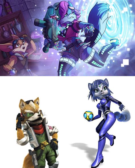 Star Fox Characters Krystal