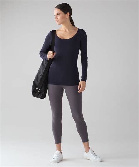 Lululemon Reveal Long Sleeve Midnight Navy Lulu Fanatics