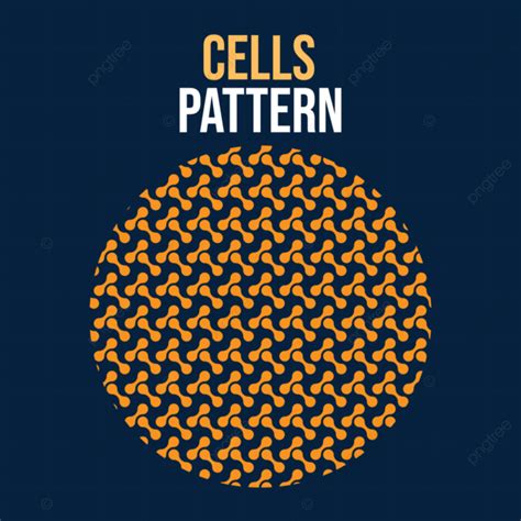 Molecule Cell Pattern Vector Template Design Molecule Vector Pattern
