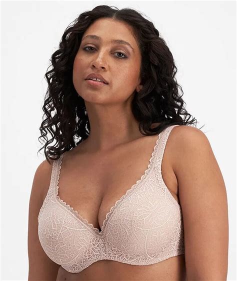 Berlei Barely There Lace Contour Bra Nude Lace Curvy Bras