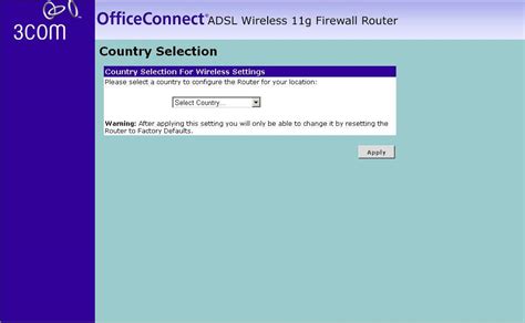 Thai Adsl การติดตั้ง Adsl Modem 3com Officeconnect Wireless 11g Access Point