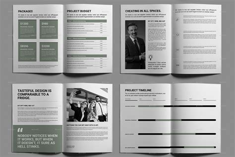 Proposal Brochure Template Print Templates Graphicriver