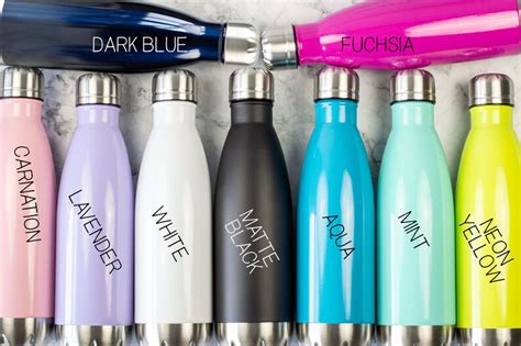 Personalized Water Bottle Custom Logo Water Bottle Company Etsy