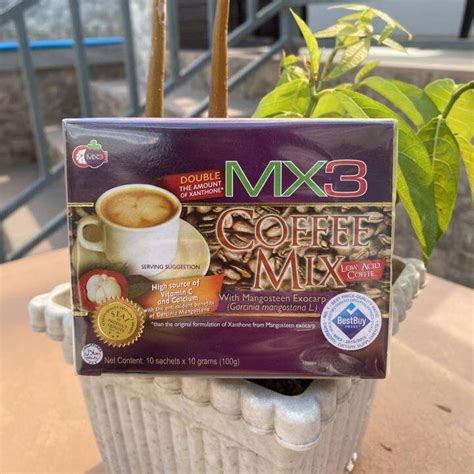 Mx3 Coffee Mix With Mangosteen 10 Sachets Lazada Ph