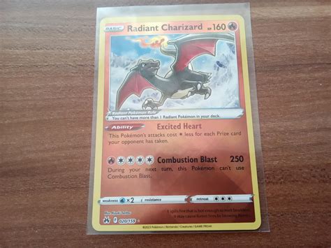Pokémon Radiant Charizard Crz 020 Aukro