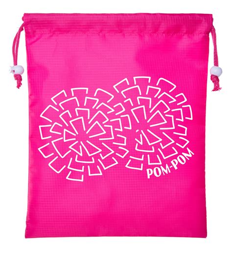 Mini Cheer Drawstring Bag Pom And Cheer Goodie Bag Team Cheer And Pom Cinch Bags
