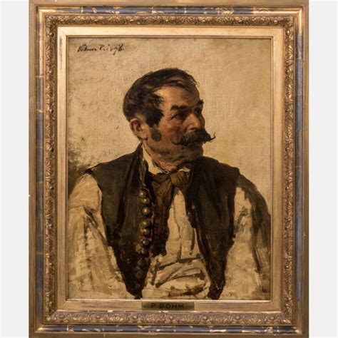 Pal Bohm 1839 1905 Portrait Of A Gypsy Oil On Dec 09 2015 Grays Auctioneers In Oh