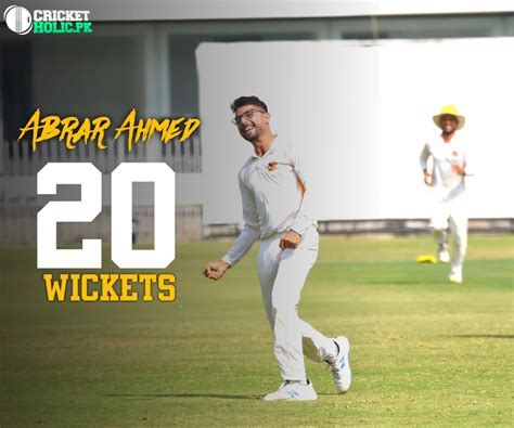 Abrar Ahmed The Mystery Spinner Who Was Selected In The Seven Match