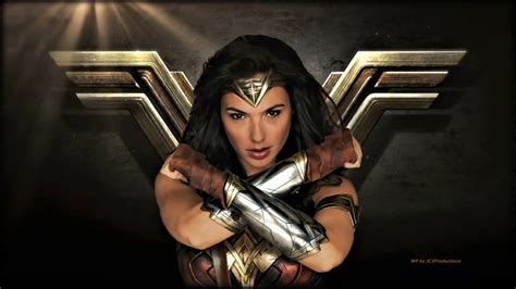 Wonder Woman And WW Logo Wonder Woman Wallpaper Fanpop