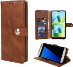 Buy Bintage Flip Cover For Itel P G Brown Magnetic Case Pack Of Online At Best Prices