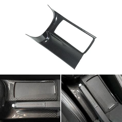 ABS Carbon Fiber Texture Car Styling Center Control Water Cup Holder