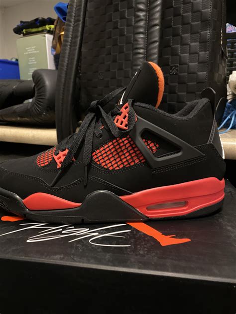 Jus Copped Red Thunder 4s R Repsneakers