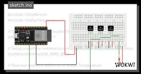 temp sensors getting the addresses wokwi esp32 stm32 arduino