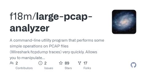 Github F18mlarge Pcap Analyzer A Command Line Utility Program That Performs Some Simple