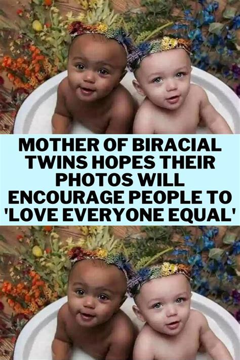 Mother Of Biracial Twins Hopes Their Photos Will Encourage People To